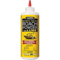 Harris Boric Acid Roach Killer Powder w/Lure, Includes Duster (32oz ...