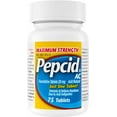 Pepcid AC Maximum Strength Famotidine 20 mg, 75 Tablets - Walmart.com
