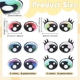 1 Set Felt Craft Eye Stuffed Toy Eye for DIY Toys Puppet Plush Animal ...