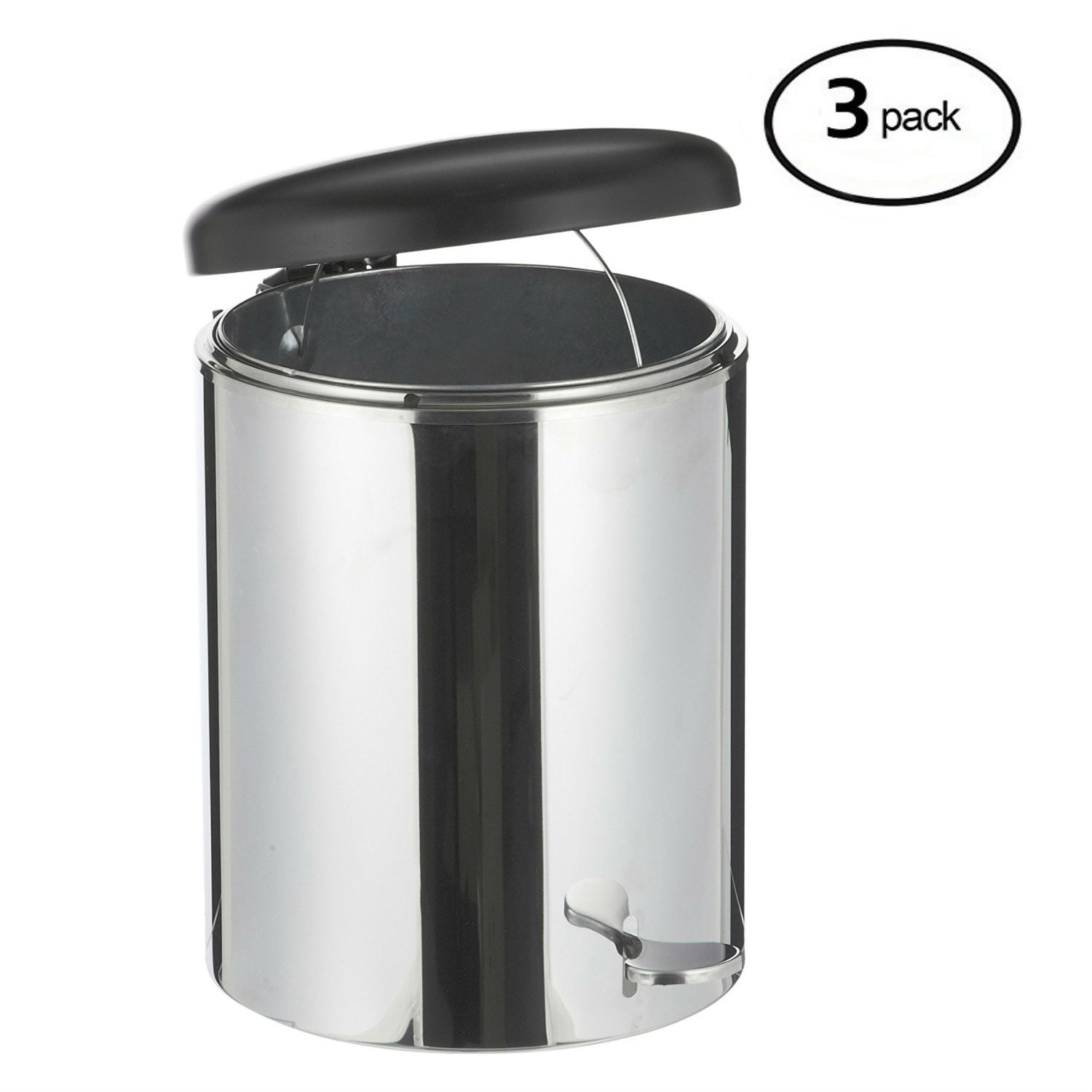 Witt 2240SS Stainless Steel Step On Metal Biohazard Waste Container ...