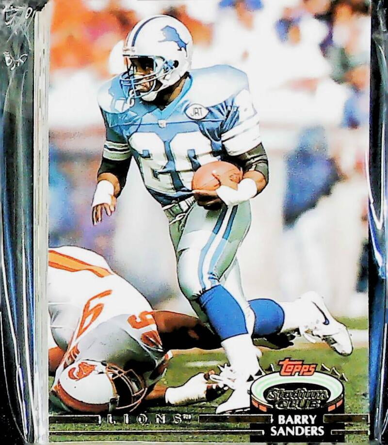 1992 Stadium Club Series 1 & 2 Football Detroit Lions Team Set 23 Cards ...