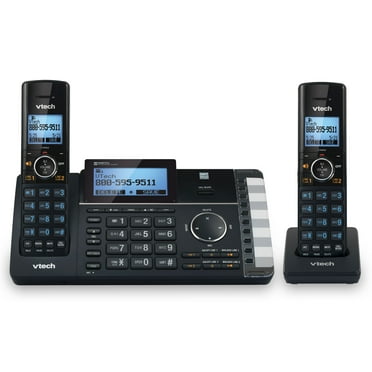 AT&T CL82319 Landline Phone, 3 Handset Answering System with Caller ID ...