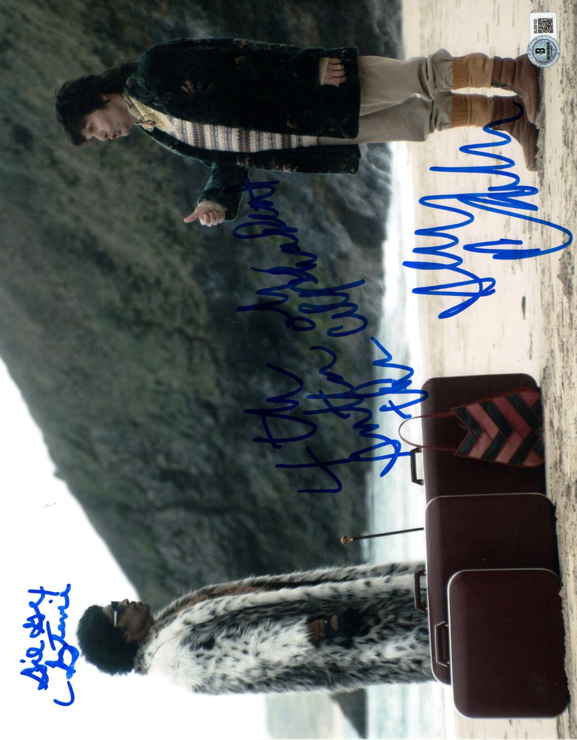 Sky Elobar Gil Gex Signed Autographed 11X14 Photo Ebony & Ivory BAS ...