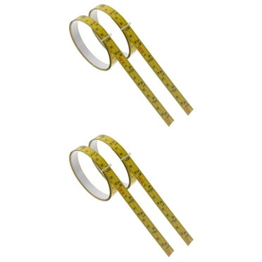 XFasten Adhesive Backed Measurement Tape, White, 1/2" x 12 Ft, Self ...