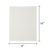 Pen+Gear Mini Poster Boards, 11x14 inches, White, 12 Pack for School ...
