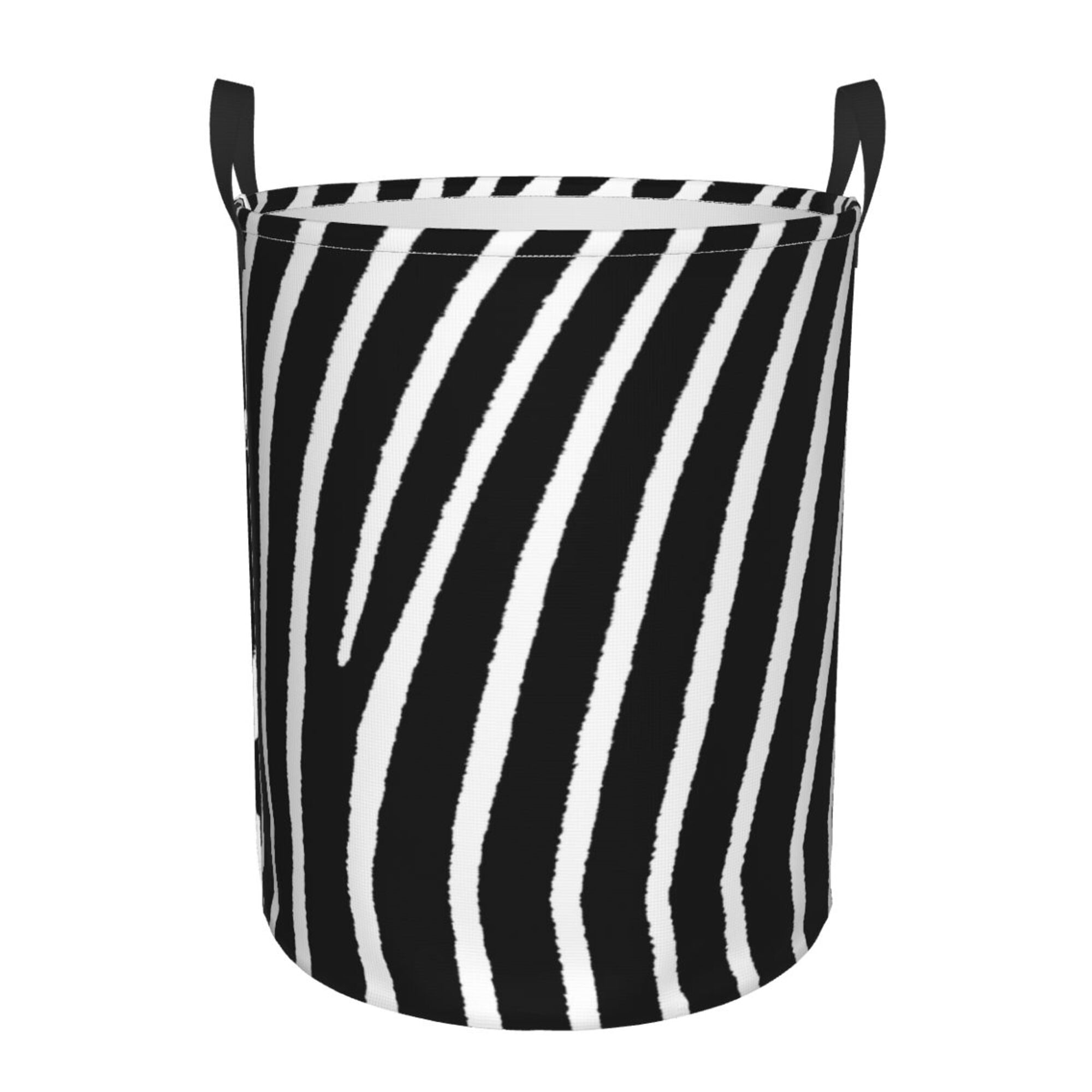 ZICANCN Zebra Stripes Laundry Basket Organizer , Dirty Clothes Hamper ...