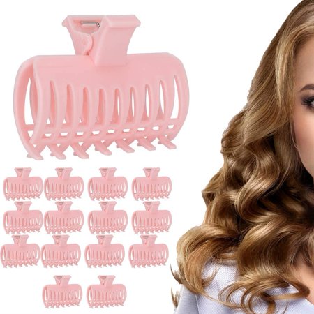 Hot Roller Clips, 15Pcs Curler Clip Hair Roller Plastic Hot Roller ...