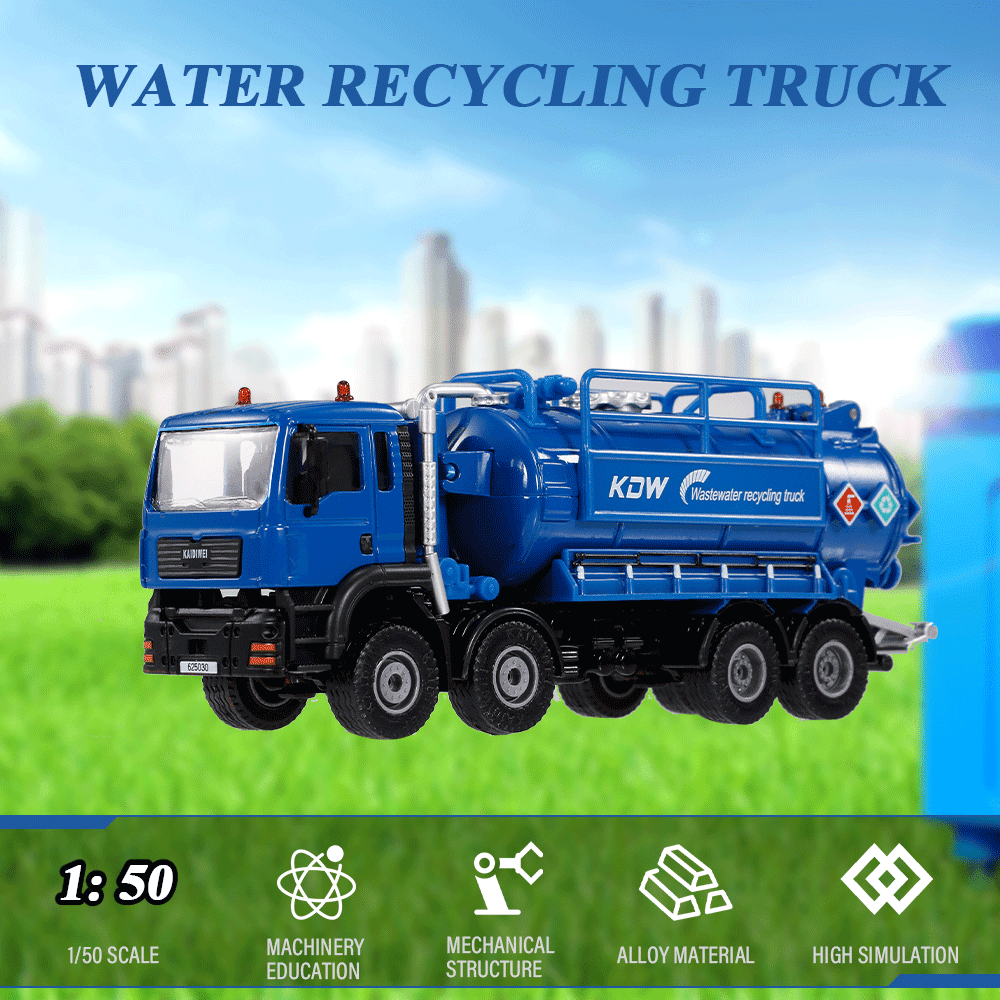 Click here for Amdohai 1/50 Scale Model Car Water Recycling Truck... prices