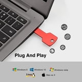 32GB USB 2.0 Flash Drive for Key TOPESEL Metal Key Shape Thumb Drive ...