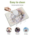 Blue White Daisy Flowers Doormat Non Slip Diatomaceous Earth Door Mat ...