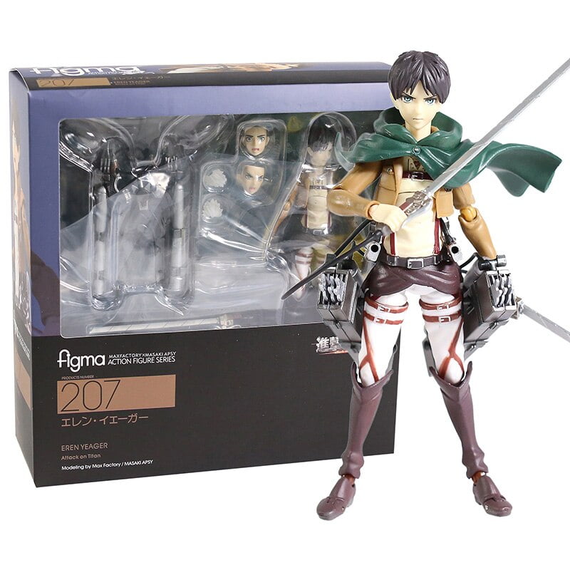 Figurilla de colección Titan Levi Ackerman Figma, en PVC, 213 ...