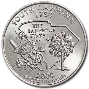 2000-P South Carolina State Quarter BU - Walmart.com