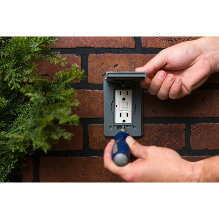 Exterior Gfci Outlet Covers UltraPro Outdoor Electrical Outlet Cover,