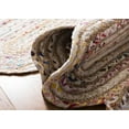 SAFAVIEH Cape Cod Nowell Striped Braided Area Rug, 5' x 8', Ivory/Multi ...