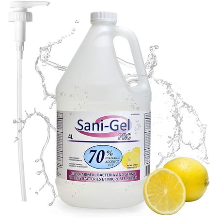 Sani-Gel Hand Sanitizer Gel With Pump 70% Alcohol 4L | Walmart Canada