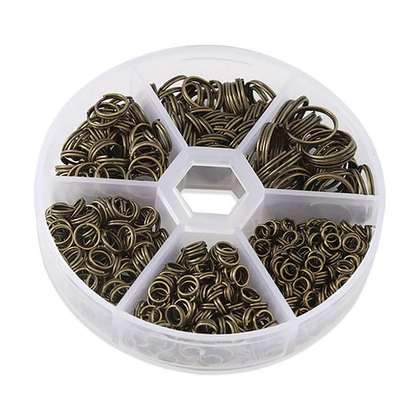 Key Chain Rings Rings Round Flat Connectors 4-12mm Keys Organized ...