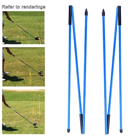 2 Pieces Golf Alignment Sticks - Golf Sticks Alignment Aid 48" Golf ...