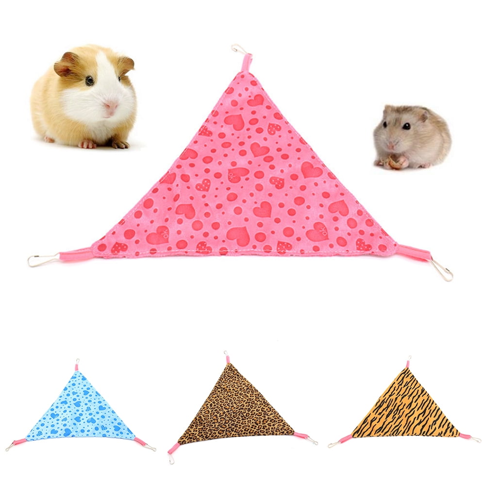 Aofa Pet Bird Hamster Reptile Heart Triangle Shape Cage Hammock ...