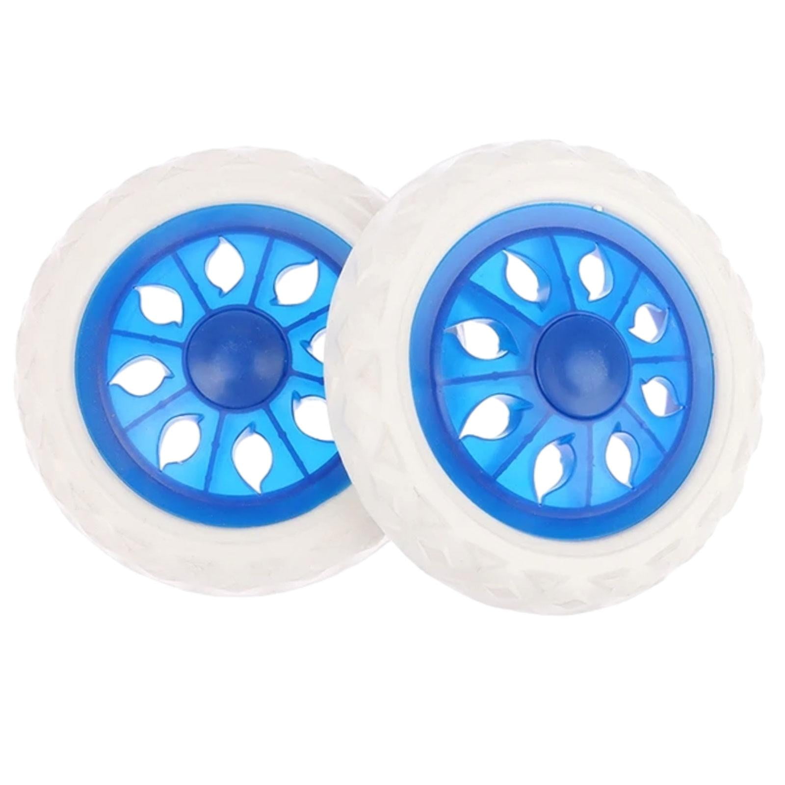 Click here for Almencla 2 Pieces Folding Grocery Cart Wheels Rubb... prices