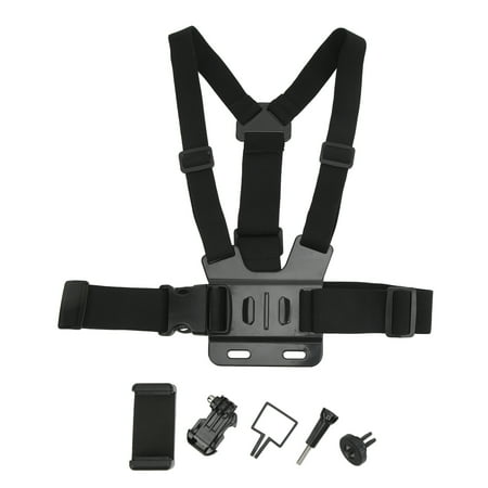 Sports Camera Chest Strap, Hands Free Removable Bracket Action Camera ...