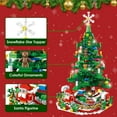 2025 Christmas Tree Building Set With LED Light Tabletop Christmas ...