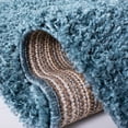 SAFAVIEH Venus Elijah Solid Plush Shag Runner, 2'2" x 6', Blue ...