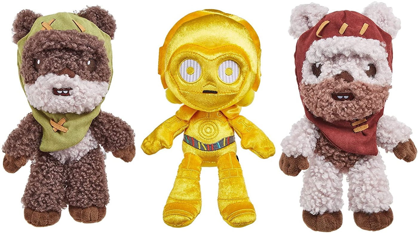 Star Wars Endor Celebration Plush 3-Pack (2 Ewoks & C-3PO) - Walmart.com