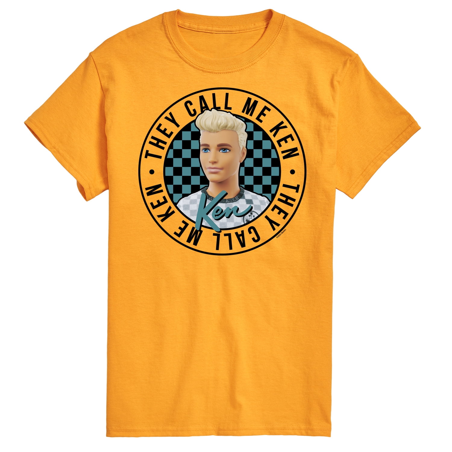 Barbie - Ken - They Call Me Ken - Men's Short Sleeve Graphic T-Shirt ...