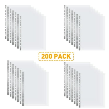 100PCS Sheet Protectors,9x12 Inch Heavy Duty Page Protectors,Non-Glare ...