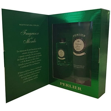 Perlier Vetiver After Shave & Shampoo & Shower Gel Gift Box | Walmart ...