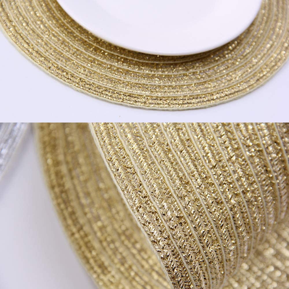 Round Braided Placemats Set of 4 Washable Round Placemats for Kitchen ...