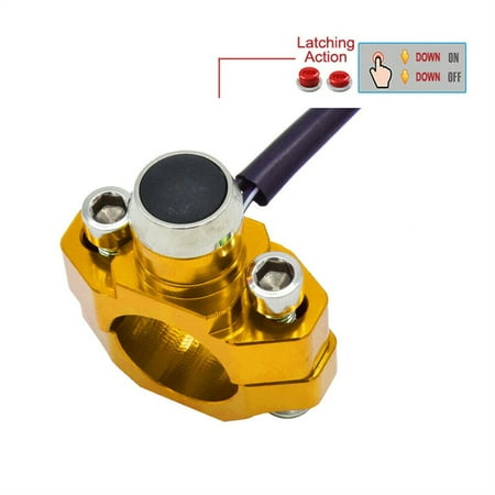 Universal Cnc Rotating Bar Clamp & Start Stop Kill Switch Button 7/8 ...