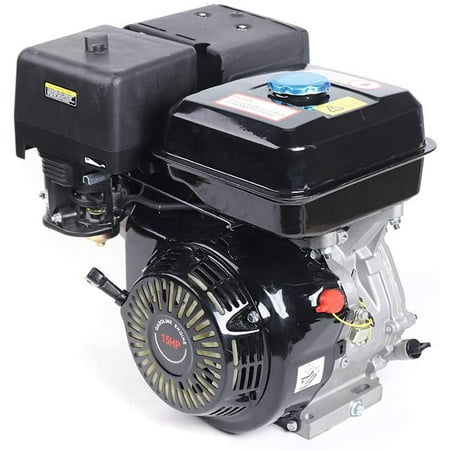 Gas Engine,15 HP 420cc 4-Stroke OHV Gas Engine Horizontal Motor Air ...