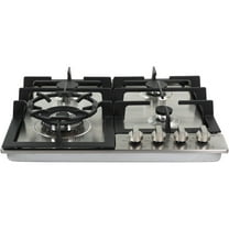 Magic Chef 24" Gas Cooktop with 4 Burners, Stainless Steel - Walmart.com
