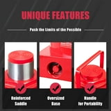 Big Red 30 Ton Stubby Low Profile Bottle Jack Welded Hydraulic Steel ...