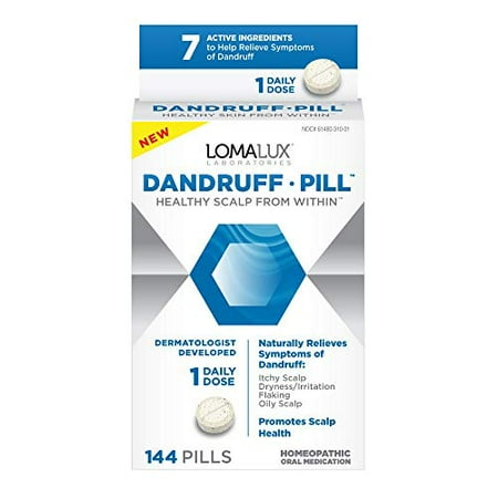 Loma Lux Dandruff Pill - All Natural Scalp & Itch Clearing Minerals ...