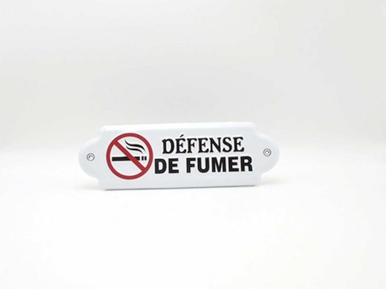 "Defense De Fumer" Metal Sign - Walmart.com