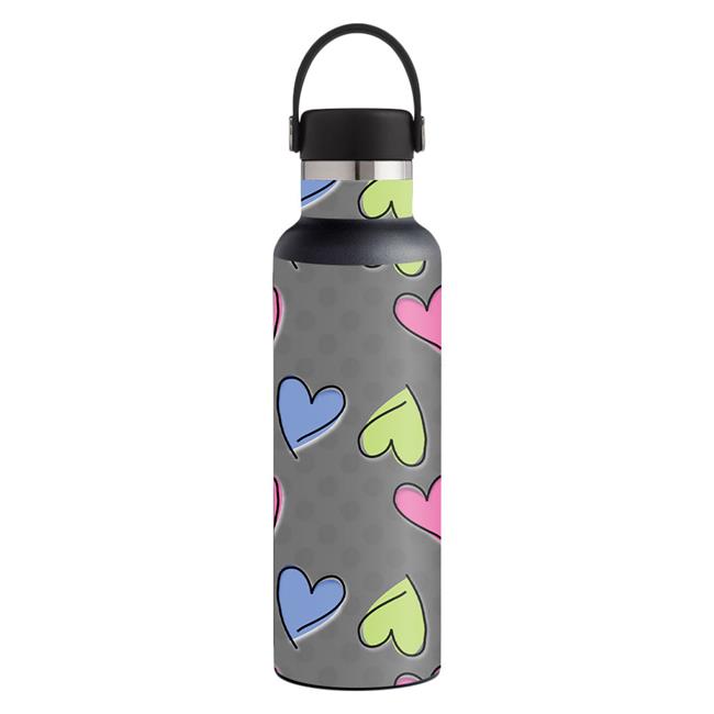 MightySkins HFST21-Girly Skin for Hydro Flask 21 oz Standard Mouth ...