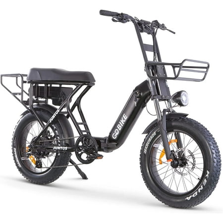 HONE Juntos Foldable Lightweight Electric Bike - 110 Mile Range 48V ...