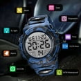LAVAREDO Men's Digital Sports Watch, Stopwatch Water Resistant, Large ...