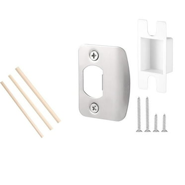 Adjustable Door Strike, 2 Piece, Chrome Plated - Walmart.com