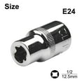 E Type Sockets1/2 Tool Female Torx Socket for Ratchet End Wrench Head ...
