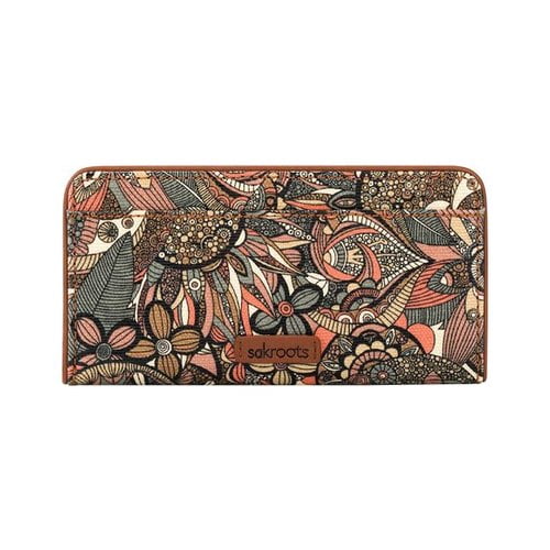 Sakroots Slim Wallet Cotton Coated Canvas Wallet PETA-approved, Vegan ...