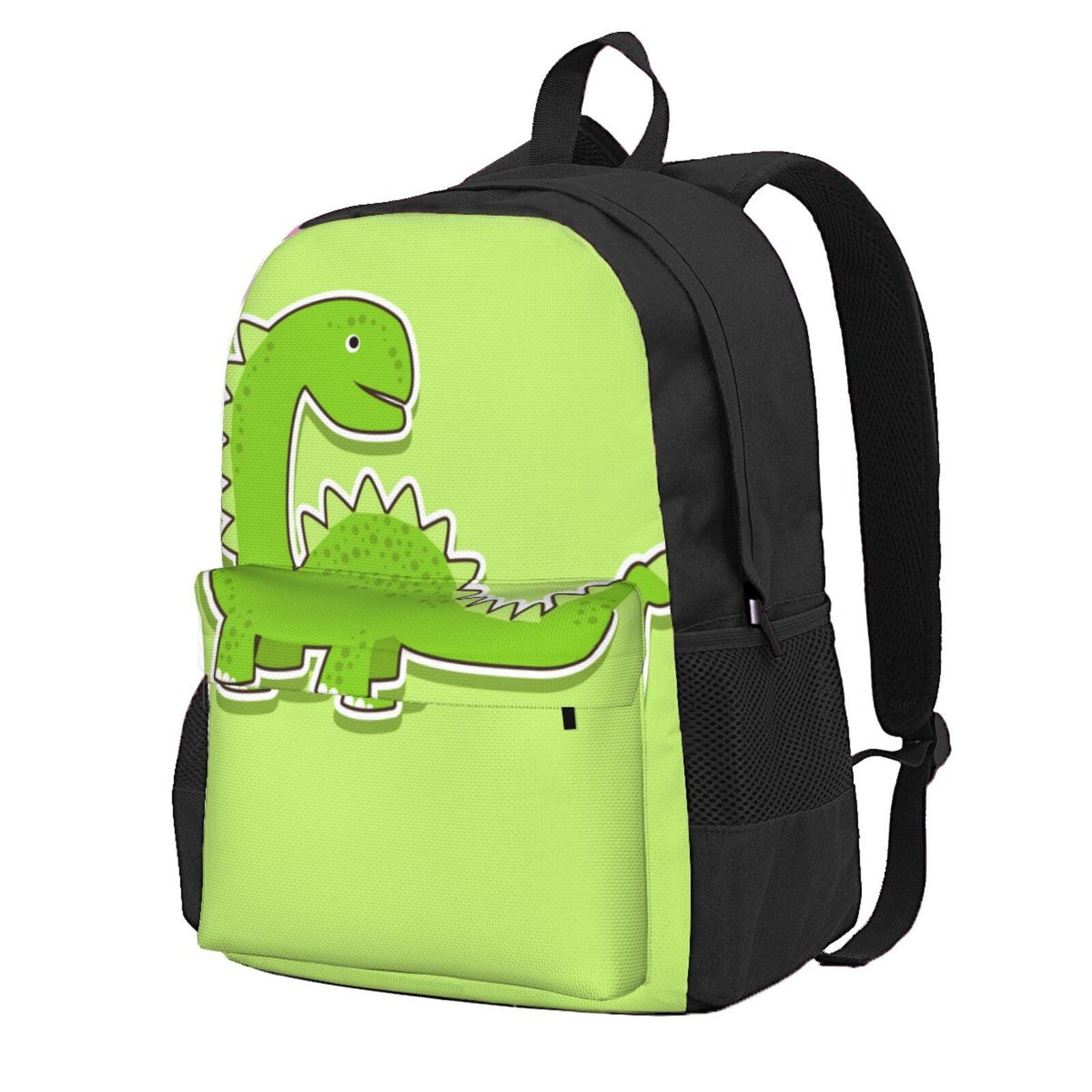 XMXY Cartoon Dino Reptile Backpack Laptop Bag for Women, School Bookbag ...