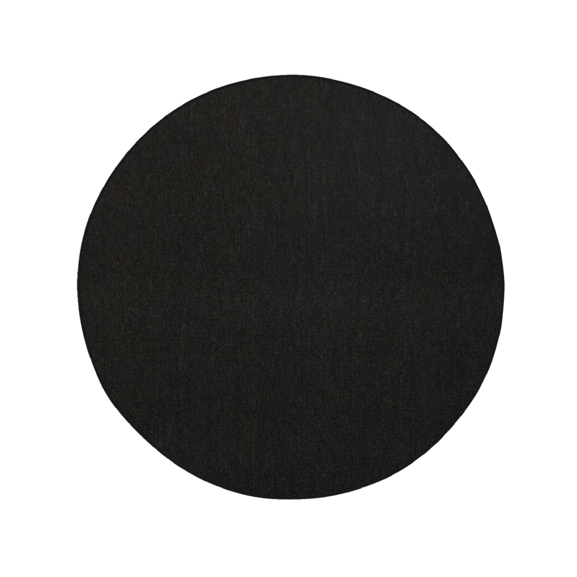 Furnish My Place Neyland Custom Rug - 3 ft., Round, Black, Floor Area ...