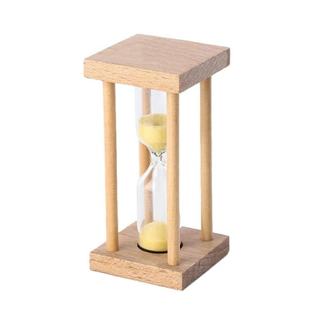 AIHOME 5 Minute Wooden Timer Mini Colored Sand Hourglass Innovative ...