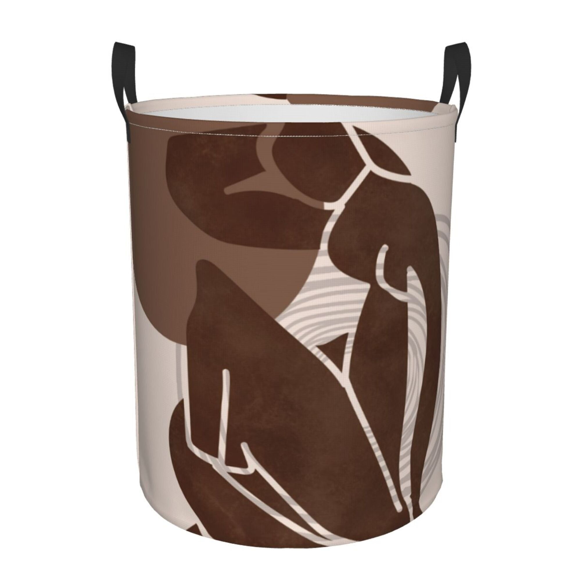 LNWH Laundry Basket, Boho Woman Drawing Art Pattern Foldable Laundry ...