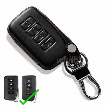 Vitodeco Genuine Leather Smart Key Fob Case Compatible with Lexus ES, Lexus UX, Lexus NX, Lexus ...