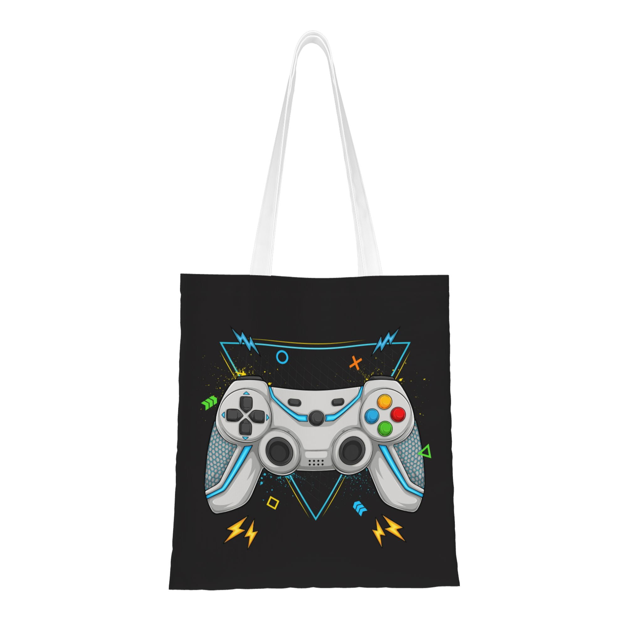DouZhe Reusable Grocery Bags, Fun Joystick Games Controller Lightweight ...