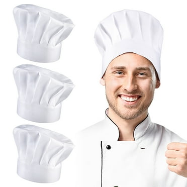2 Pcs Restaurant Cook Elastic Baker Hat Chef Hat Cook Hat Classic Chef ...